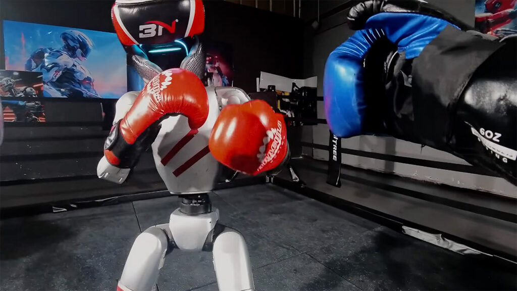 World’s First Humanoid Boxing Match: Unitree’s G1 Robots Throw Punches ...